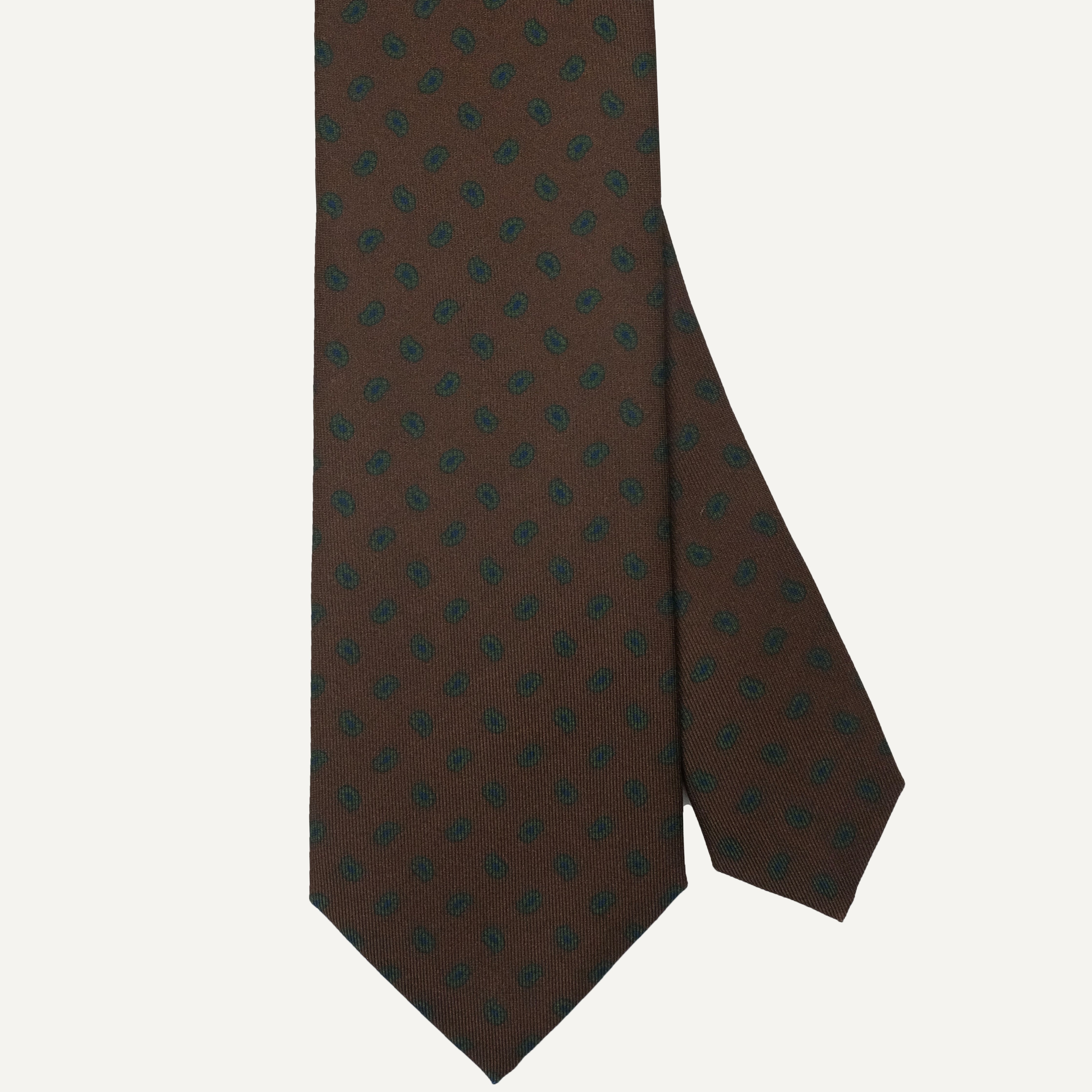 Brown Teardrop Tie